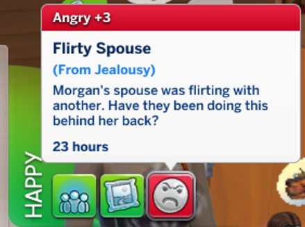 Mod The Sims - Flirty Spouse (Angry Buff) - Reduced / Removed