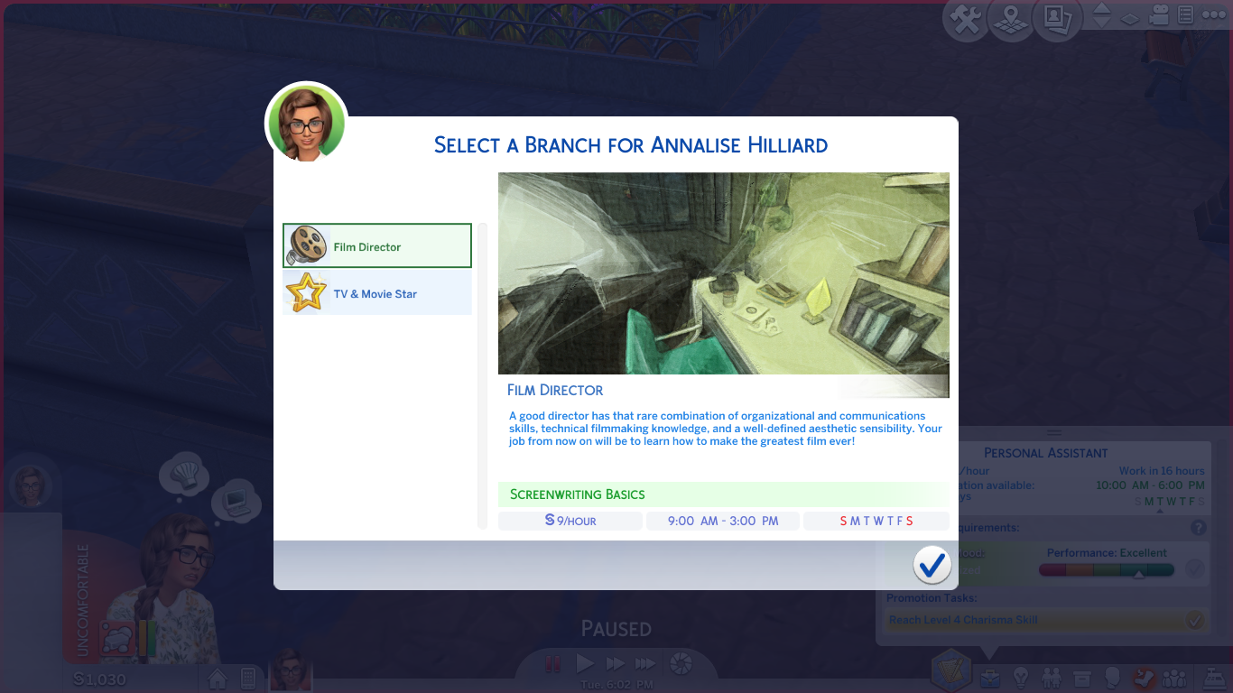 Mod The Sims - Filmmaker Career