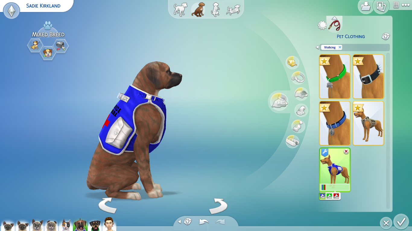 Mod The Sims - Service Dog Vests for Large Dogs