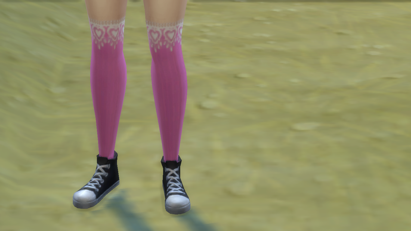 Mod The Sims - Lace Trimmed Socks