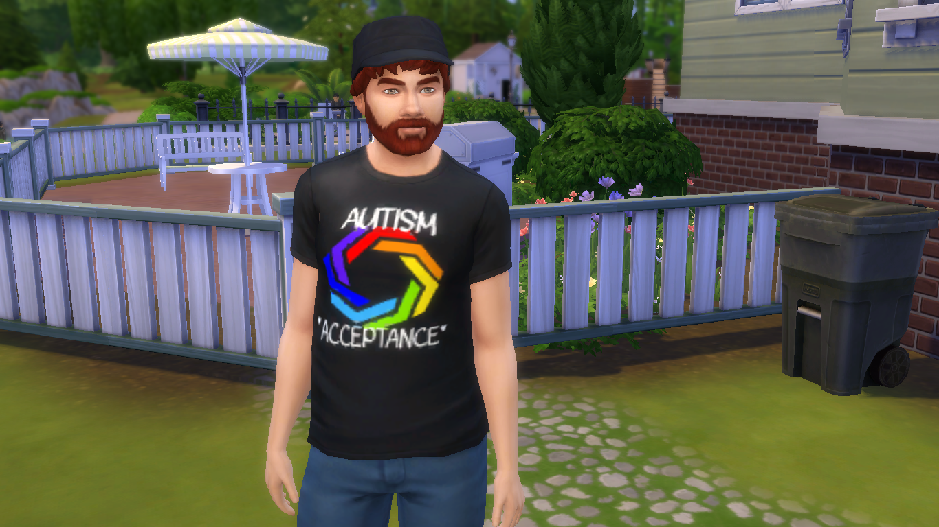 Mod The Sims - Autism Acceptance T-Shirt