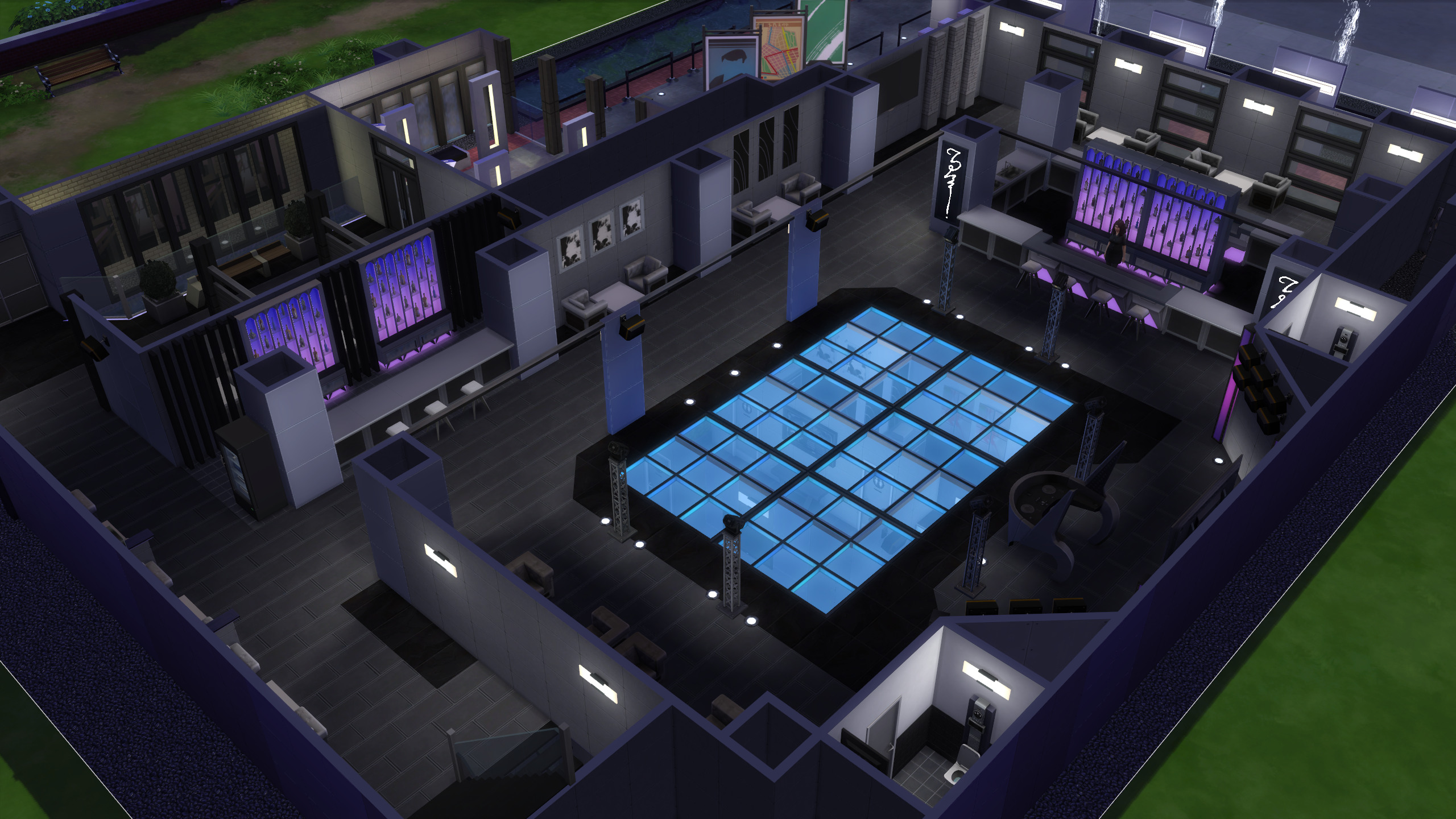 Mod The Sims - Crystaline Nightclub [NO CC]
