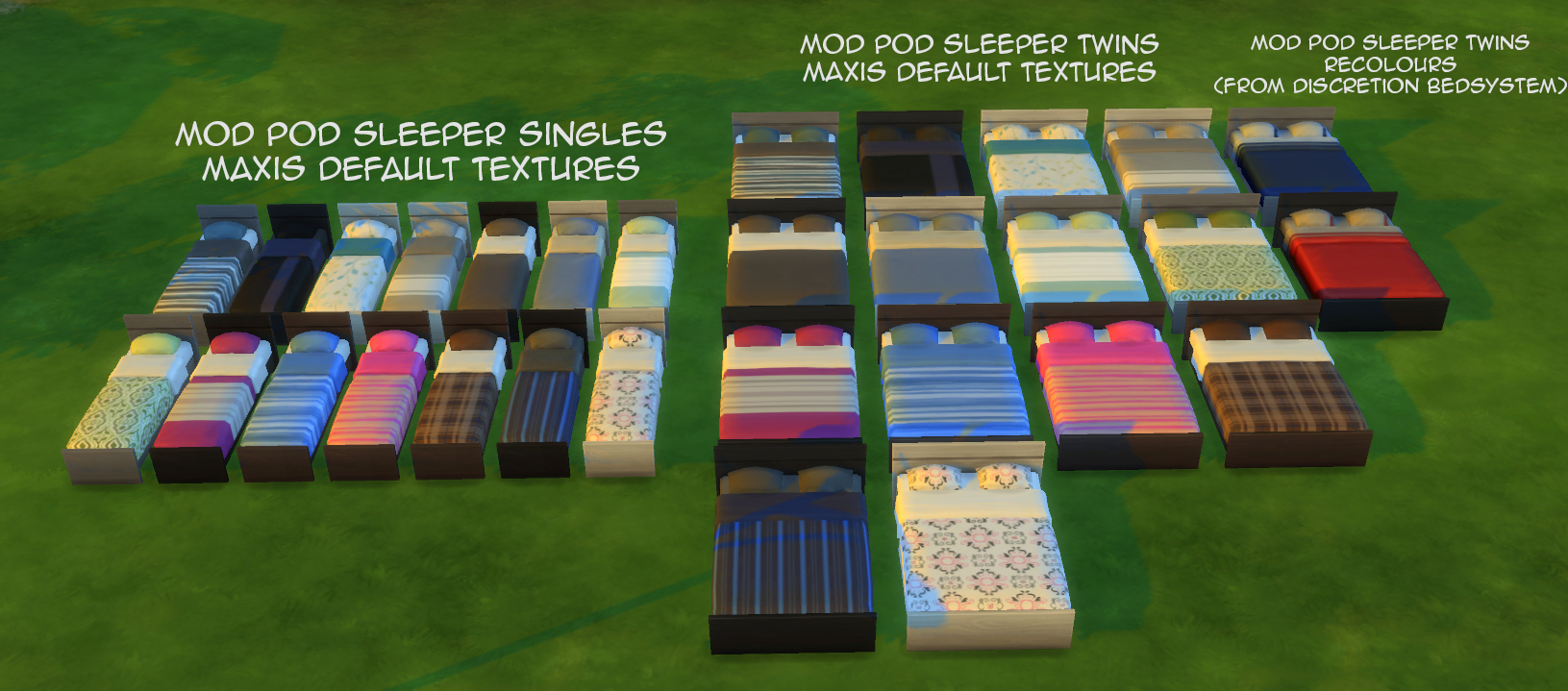 Mod The Sims - Comfortable Mod Pod Sleepers