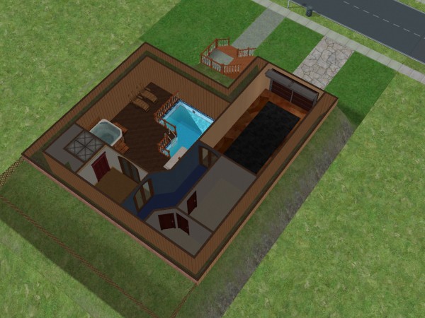 Mod The Sims - Wood Cabin